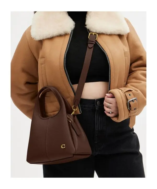 COACH Top Handle Mini Tote Bag - Brown
