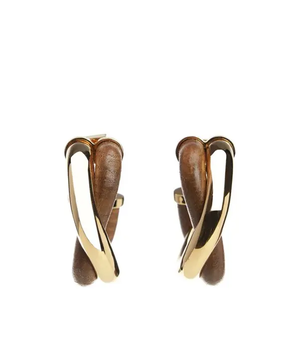 Jacquemus Square Hoop Earrings - Yellow