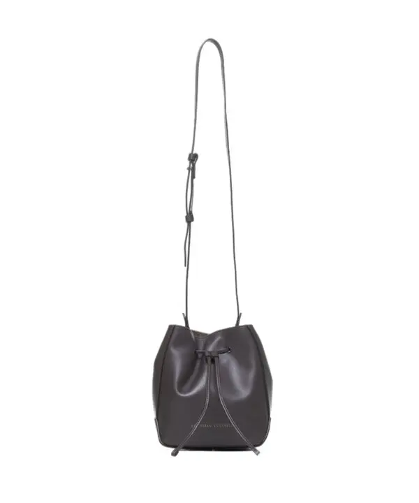 Brunello Cucinelli Logo Detailed Drawstring Shoulder Bag