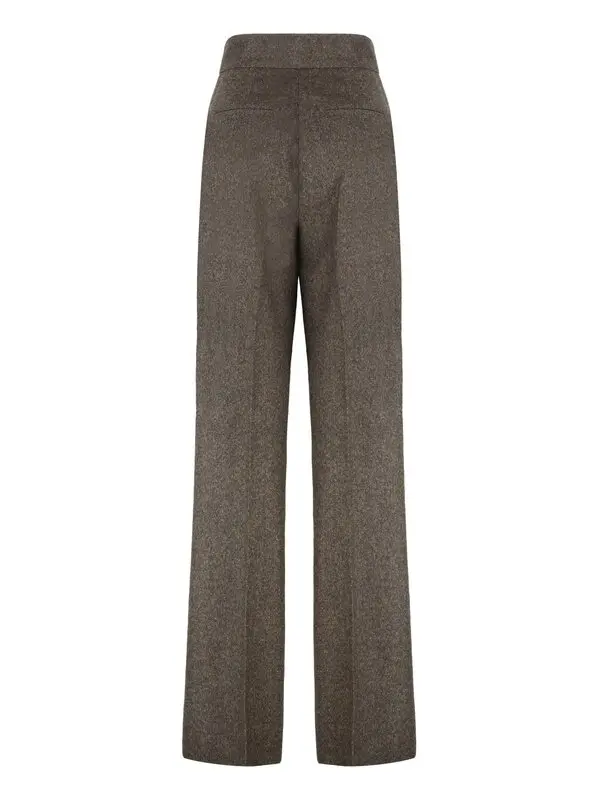 Max Mara Billy Pleated Wide-leg Trousers