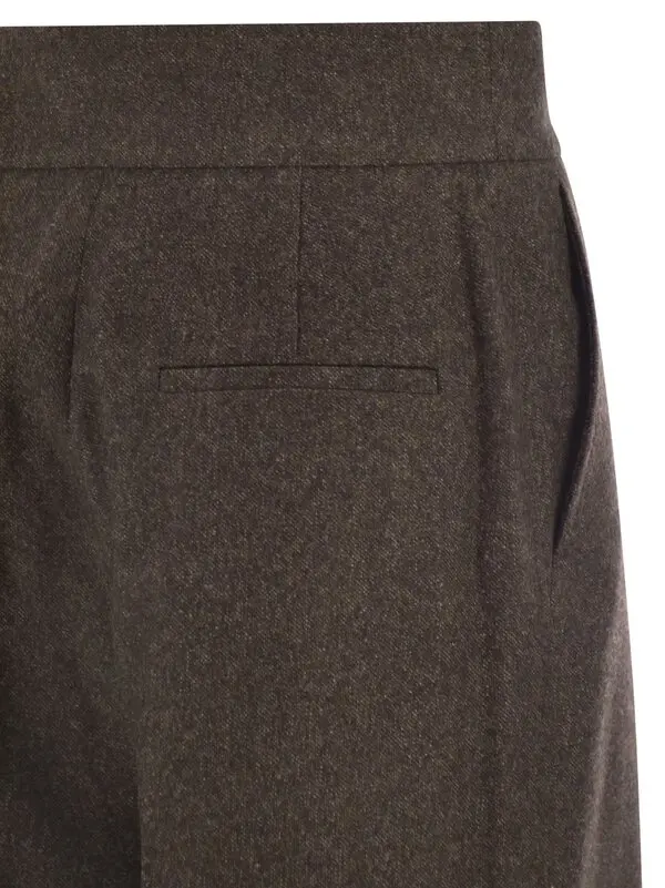 Max Mara Billy Pleated Wide-leg Trousers