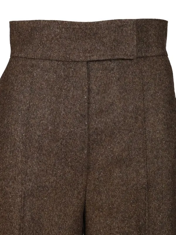 Max Mara Billy Pleated Wide-leg Trousers