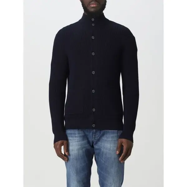 BALLANTYNE Buttoned Knitted Cardigan - Black