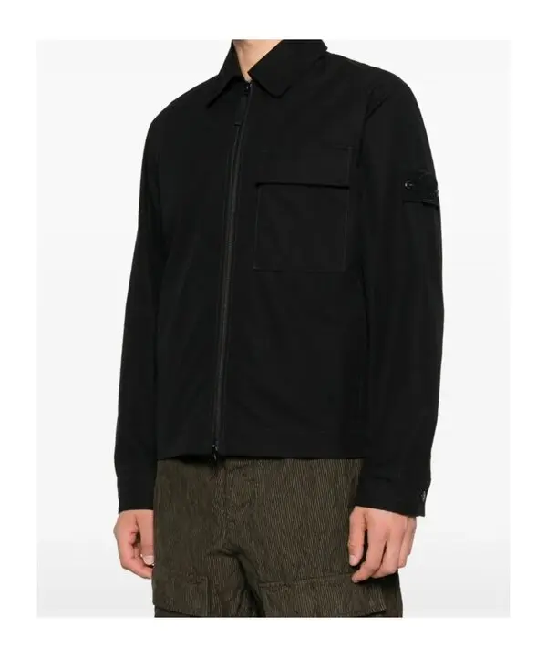 Stone Island Long-sleeved Shirt - Black