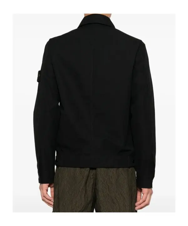 Stone Island Long-sleeved Shirt - Black