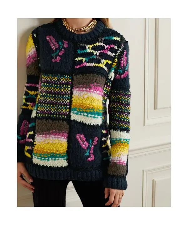 Gabriela Hearst Patterned Long-sleeved Sweater