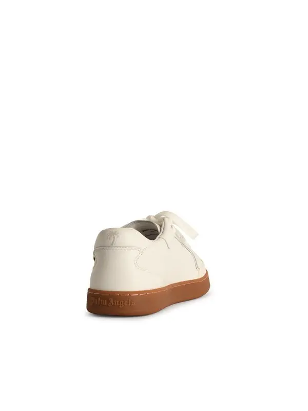Palm Angels Low-top Sneakers With Contrast Logo - White