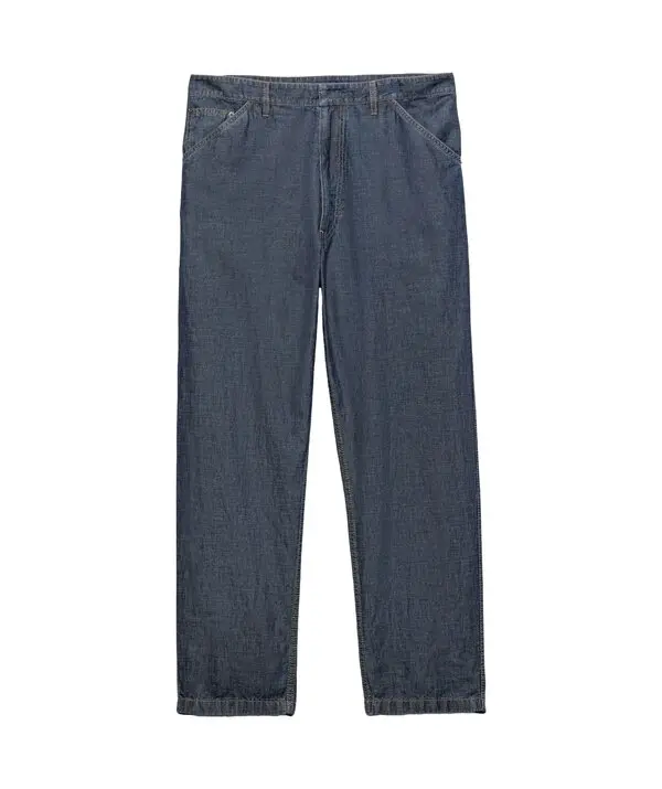 Prada Chambray Triangle Logo Denim Jeans