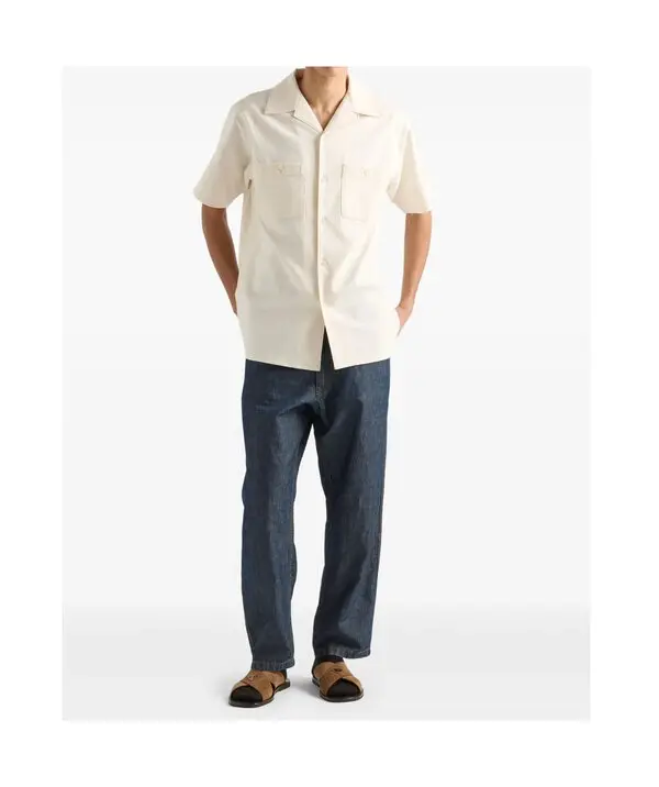 Prada Chambray Triangle Logo Denim Jeans