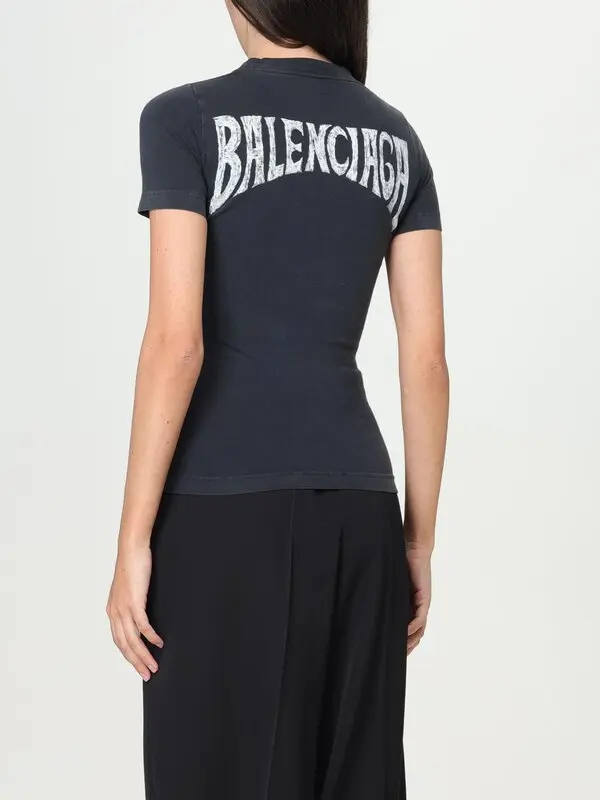 Balenciaga Graphic Printed Crewneck T-shirt