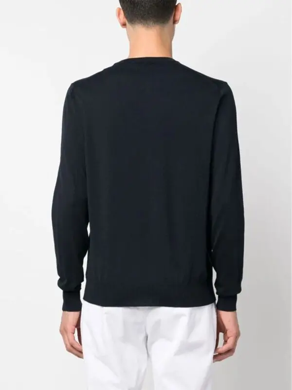 BALLANTYNE Crewneck Knitted Jumper - Black