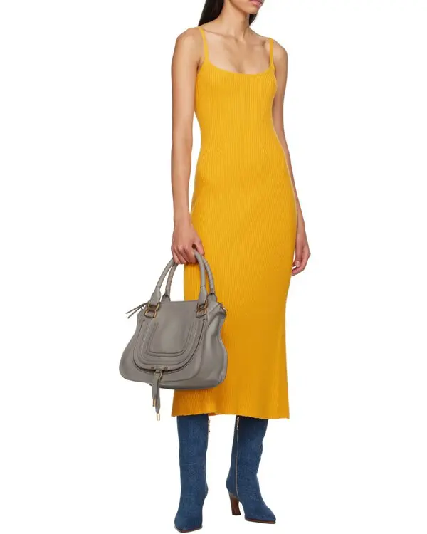 Chloé Marcie Foldover Tote Bag - Gray