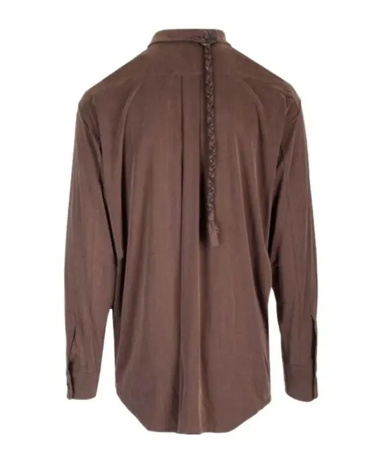 MAGLIANO Braided-strap Detailed Spread Collared Shirt