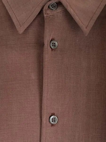 MAGLIANO Braided-strap Detailed Spread Collared Shirt