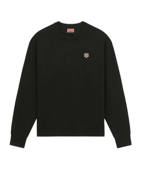 Kenzo Lucky Tiger Embroidered Crewneck Sweatshirt