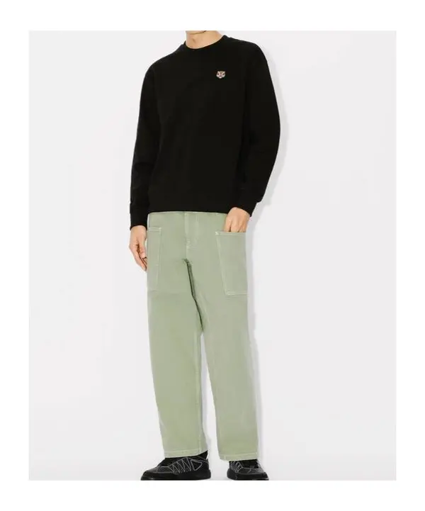 Kenzo Lucky Tiger Embroidered Crewneck Sweatshirt