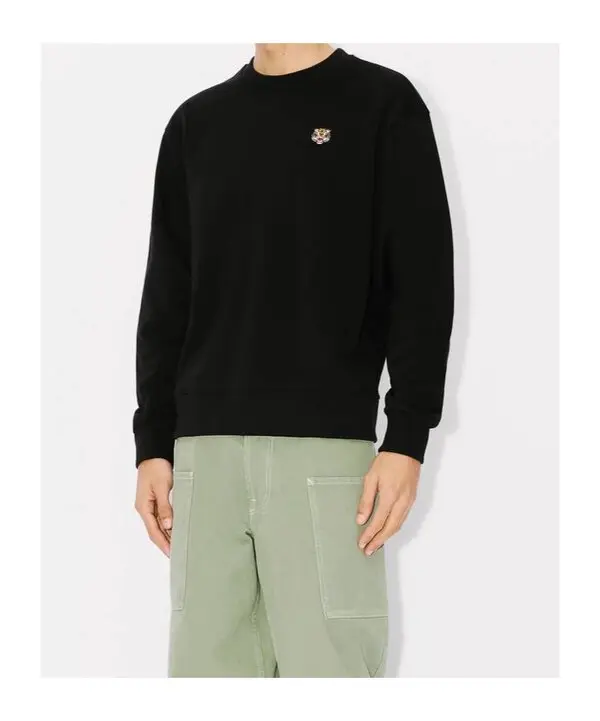 Kenzo Lucky Tiger Embroidered Crewneck Sweatshirt