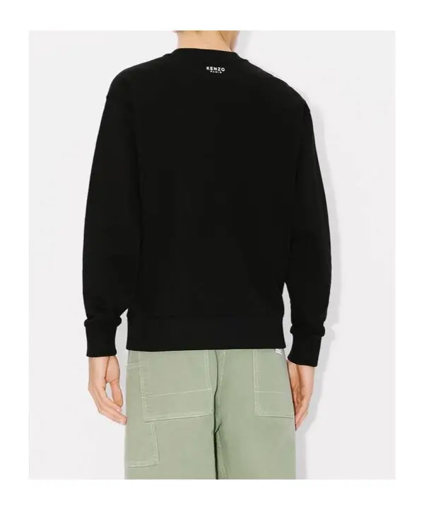 Kenzo Lucky Tiger Embroidered Crewneck Sweatshirt