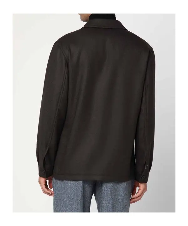 Tagliatore Diagonal Long Sleeved Overshirt