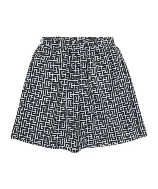 Balmain Printed Pb Monogram Swim Shorts