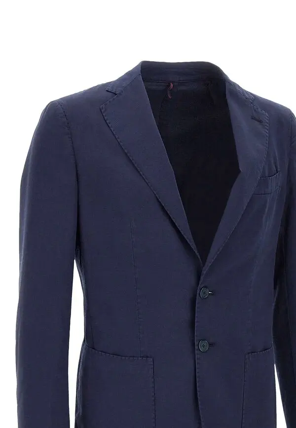 SANTANIELLO Tailored Blazer - Blue