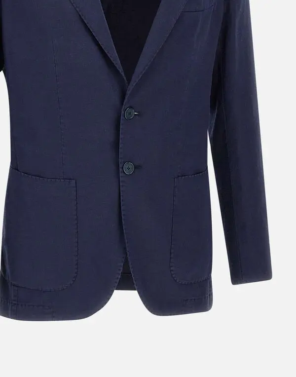 SANTANIELLO Tailored Blazer - Blue