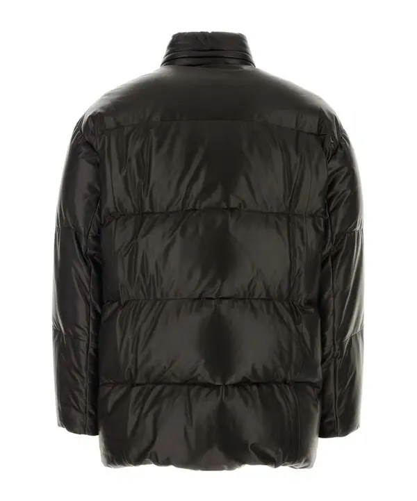 Prada Zip-up Down Jacket - Black