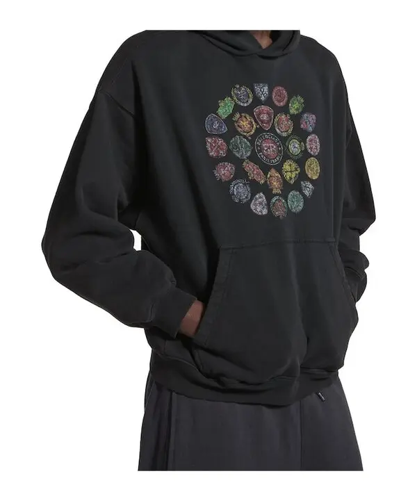 Balenciaga Graphic Printed Hoodie