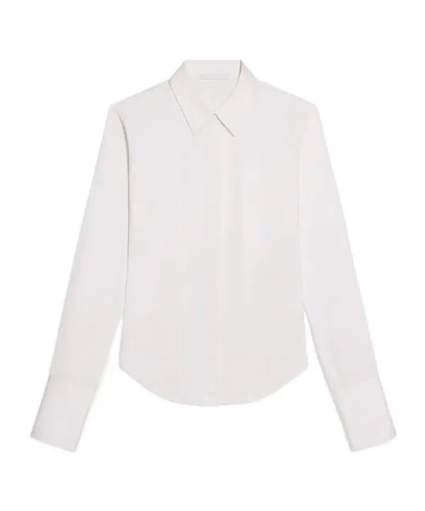 Helmut Lang Fitted Poplin Shirt - White