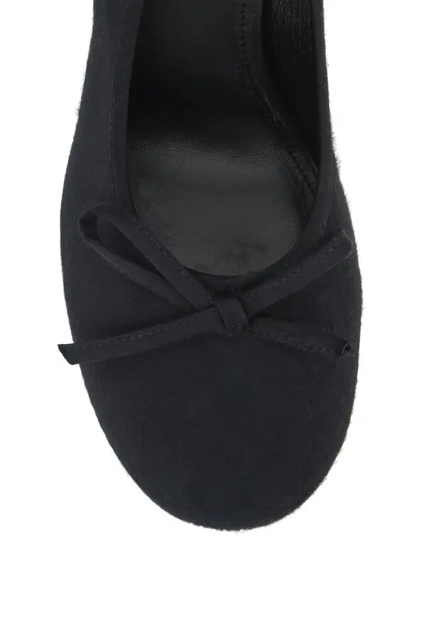 Balenciaga Leopold Pumps With Bow Detailing