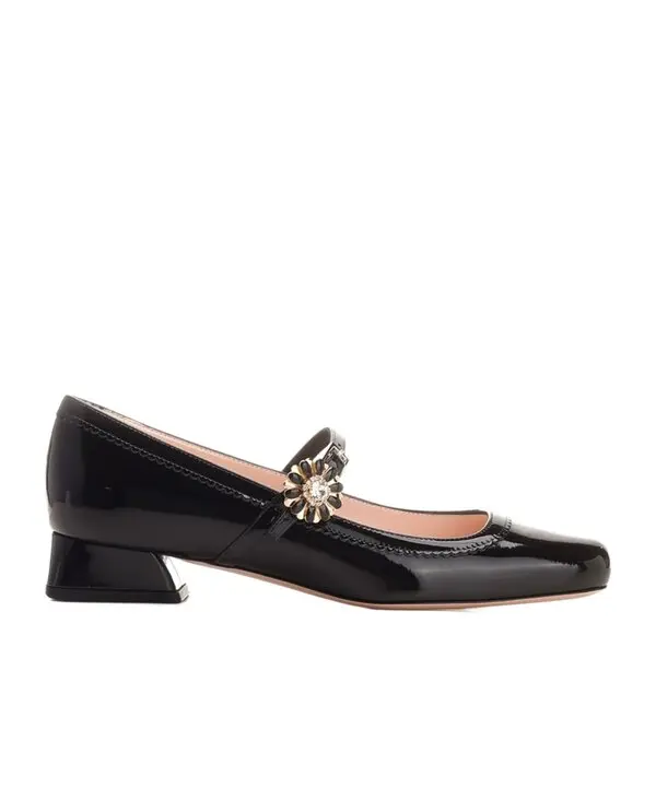 ROGER VIVIER Très Vivier Mary Jane Ballerinas