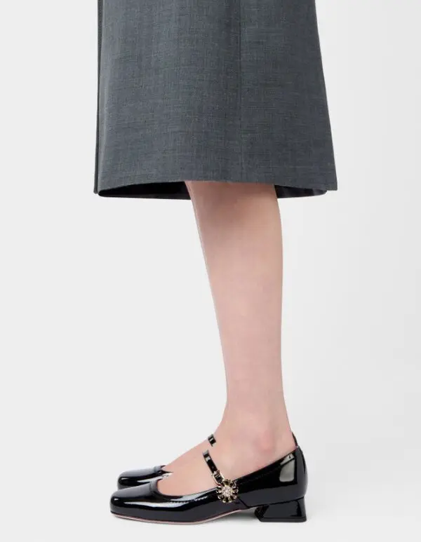 ROGER VIVIER Très Vivier Mary Jane Ballerinas