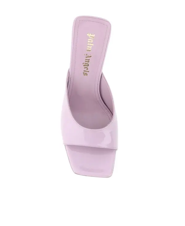 Palm Angels Palm Detailed Heeled Sandals