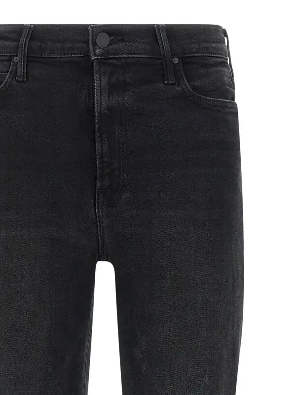 MOTHER The Kick It Jeans - Black