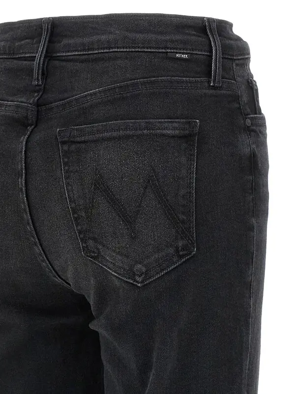 MOTHER The Kick It Jeans - Black