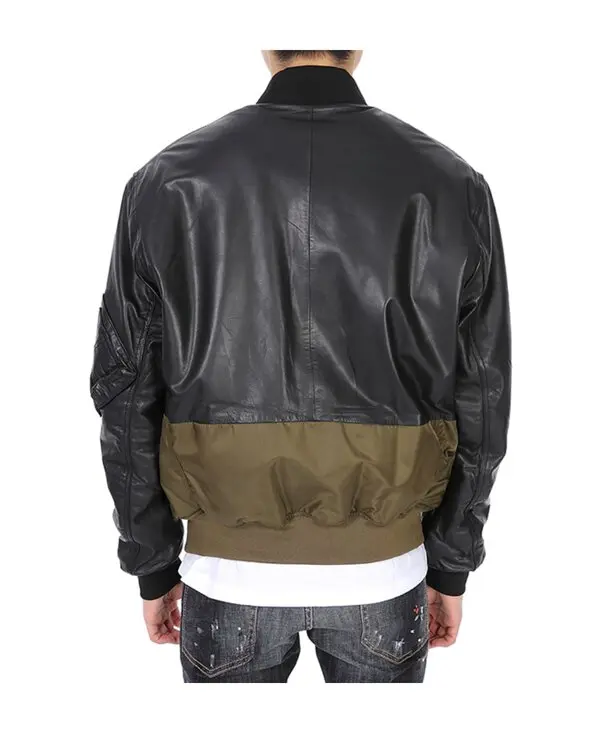 Alexander McQueen Splicing Details Bomber Jacket