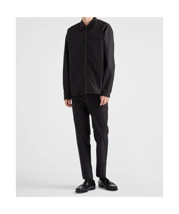 Prada Logo Detailed Tailored Trousers