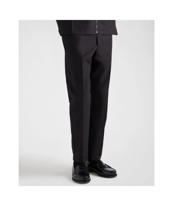 Prada Logo Detailed Tailored Trousers