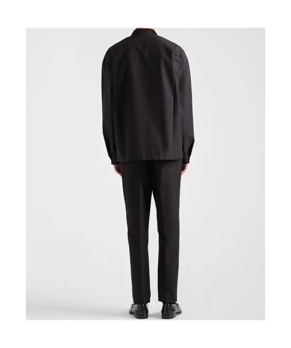 Prada Logo Detailed Tailored Trousers