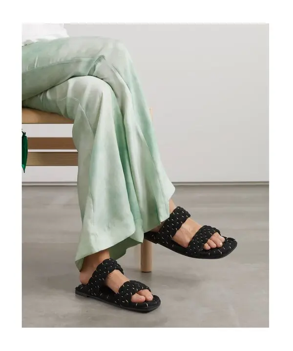 Dries Van Noten Woven Slides