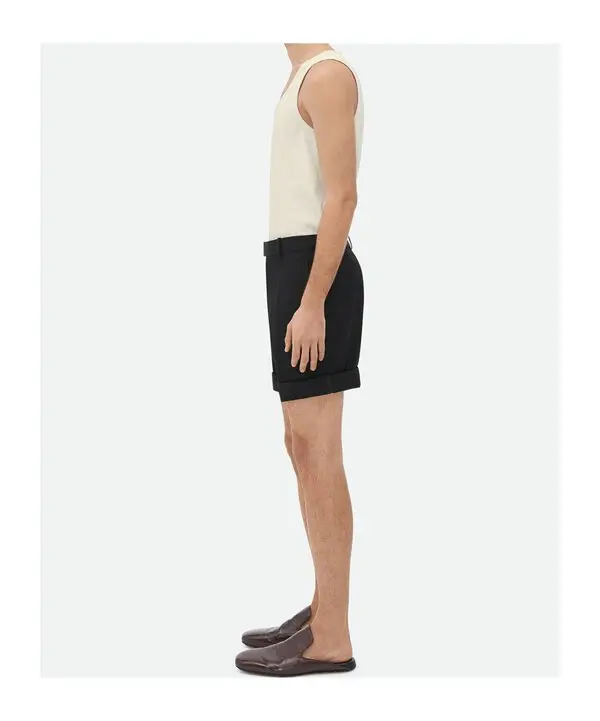 Bottega Veneta Sartorial Grain De Poudre Shorts