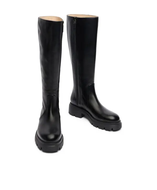 STUART WEITZMAN Hudson Lite Zip Boot - Black