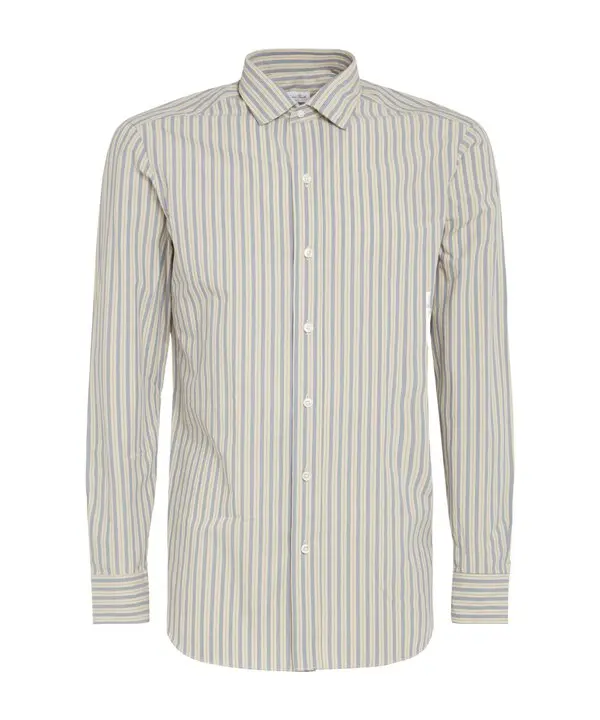 SALVATORE PICCOLO Striped Long-sleeved Shirt