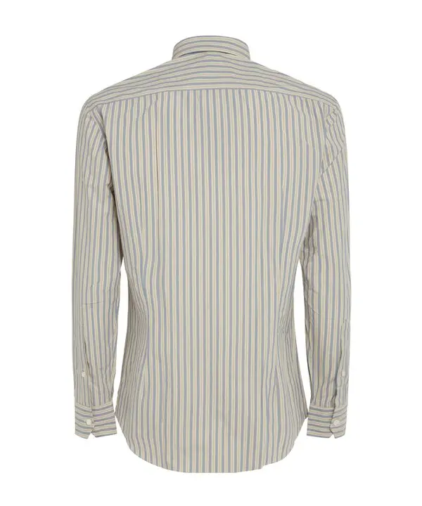 SALVATORE PICCOLO Striped Long-sleeved Shirt