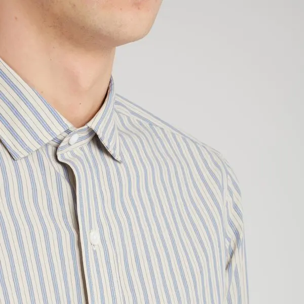 SALVATORE PICCOLO Striped Long-sleeved Shirt