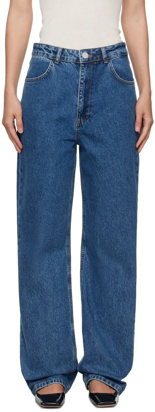 RÓHE Straight-leg Jeans - Blue