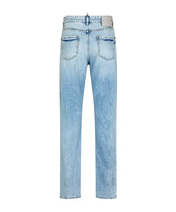 Dsquared2 Distressed Light Wash Jeans