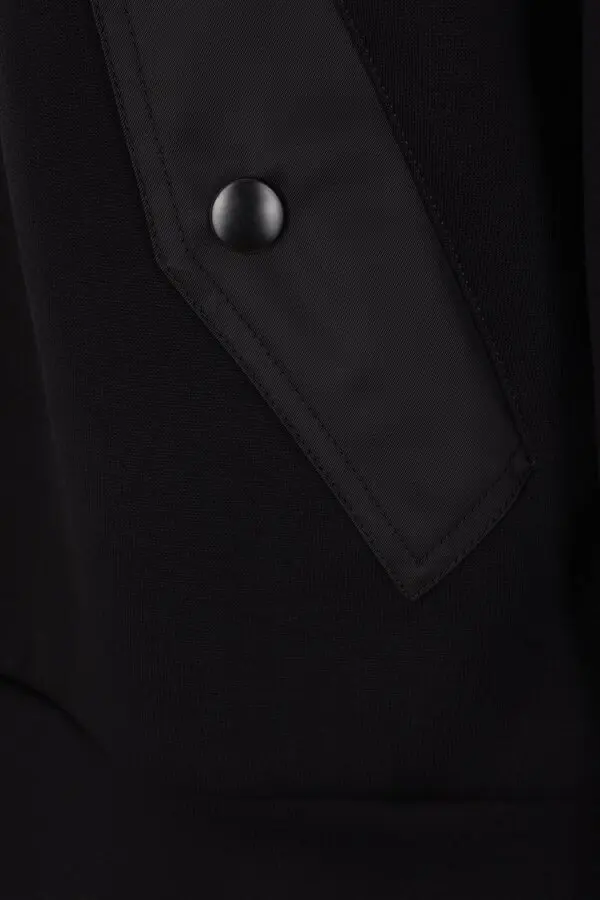 Prada Long-sleeved Hoodie With Logo Detail