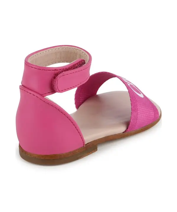 Chloé Logo Strap Sandals