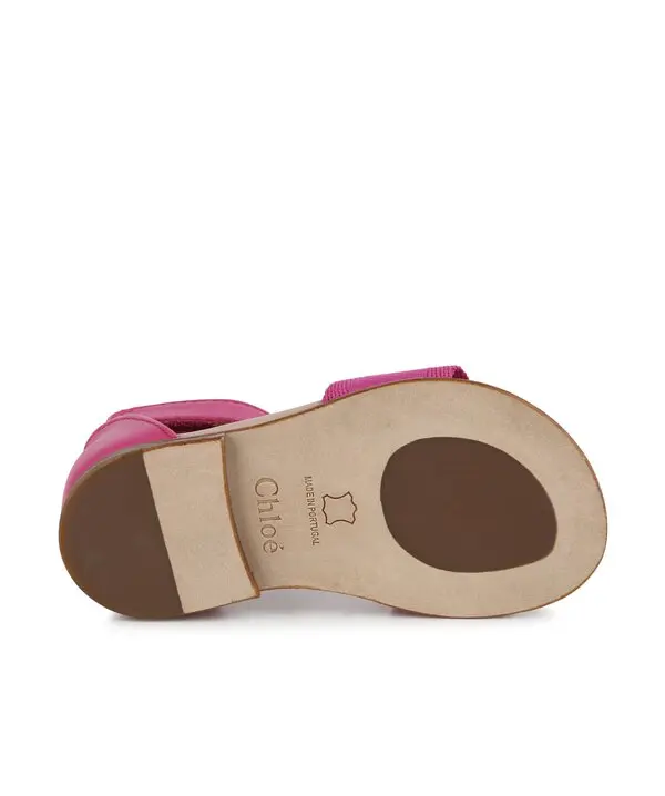 Chloé Logo Strap Sandals